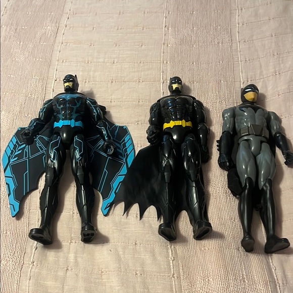 Toys | Superhero Action Figure Set Black And Blue | Poshmark